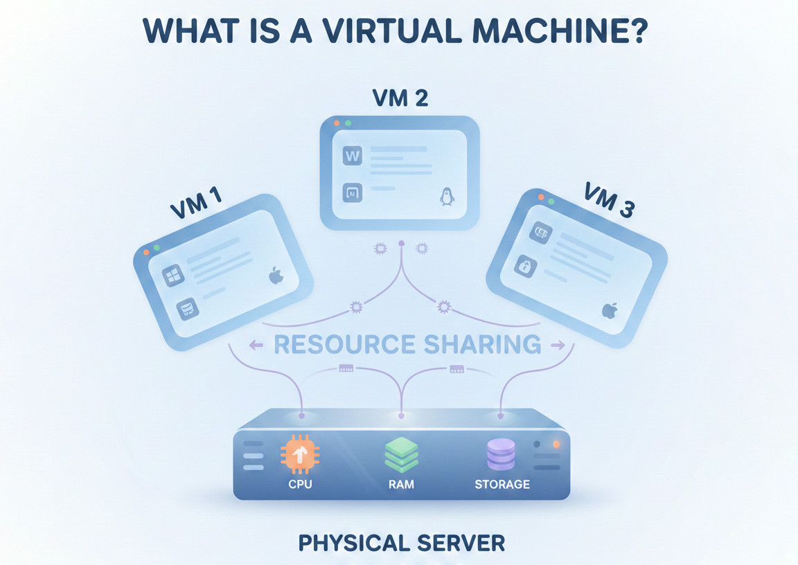 What Is VM: Virtual Machine Definition & How It Works in 2025